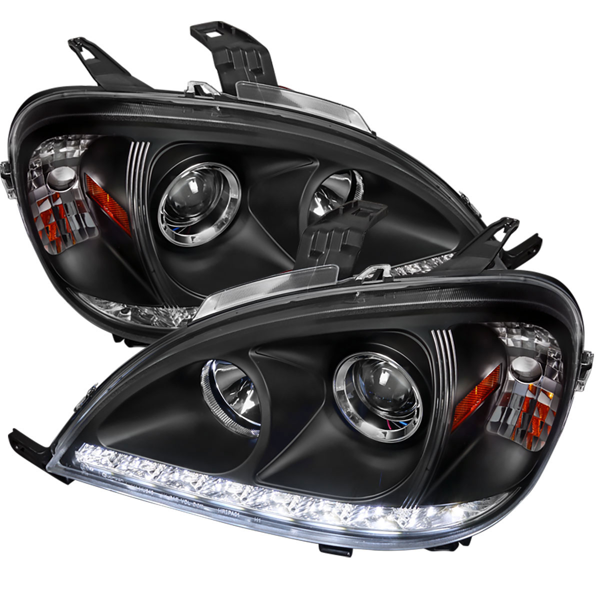 Spec-D Tuning Mercedes Benz W163 Ml Projector Headlights Black #2LHP ...