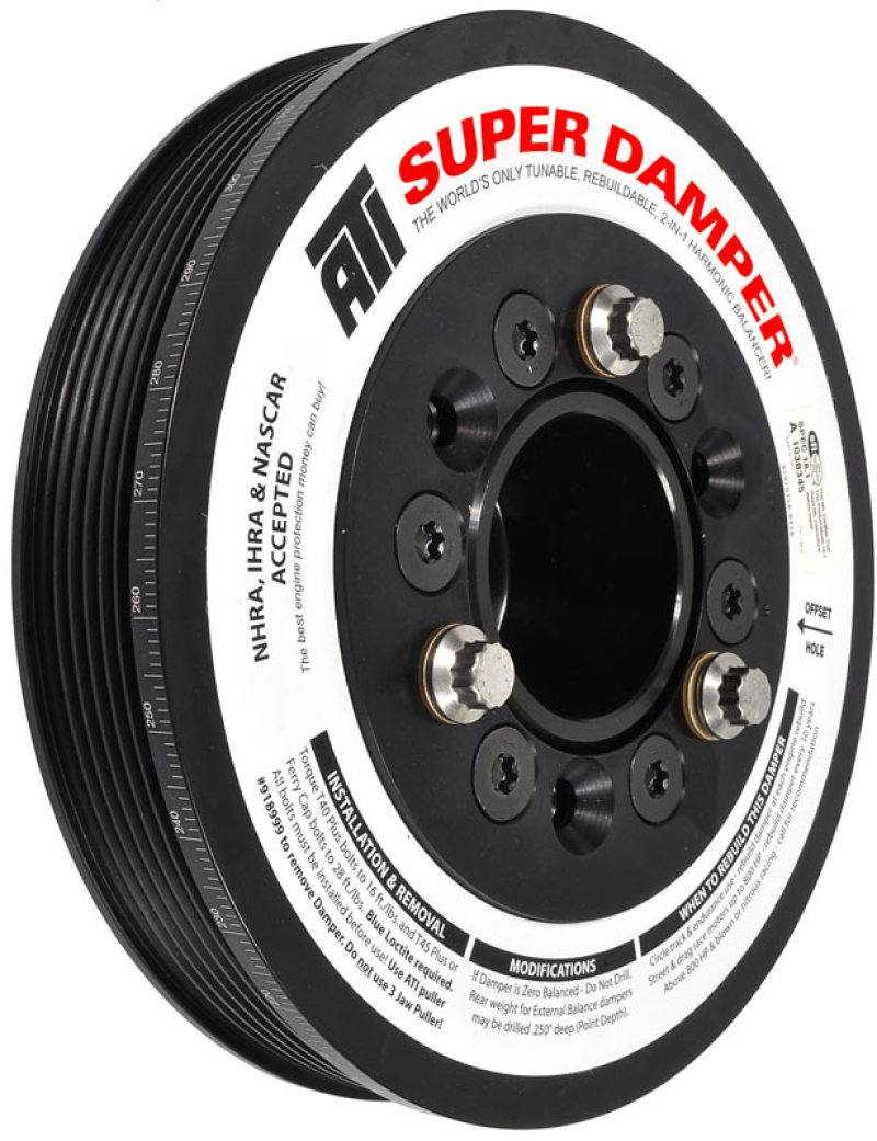 ATI Damper - 7.48in - Alum LW - 6/4 Grv - LSA - 09-15 Cadillac CTS-V ...