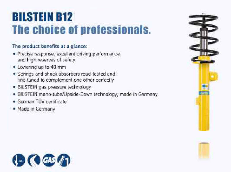 Bilstein B12 (Pro-Kit) Suspension Kit Chrysler Crossfire Front and Rear ...