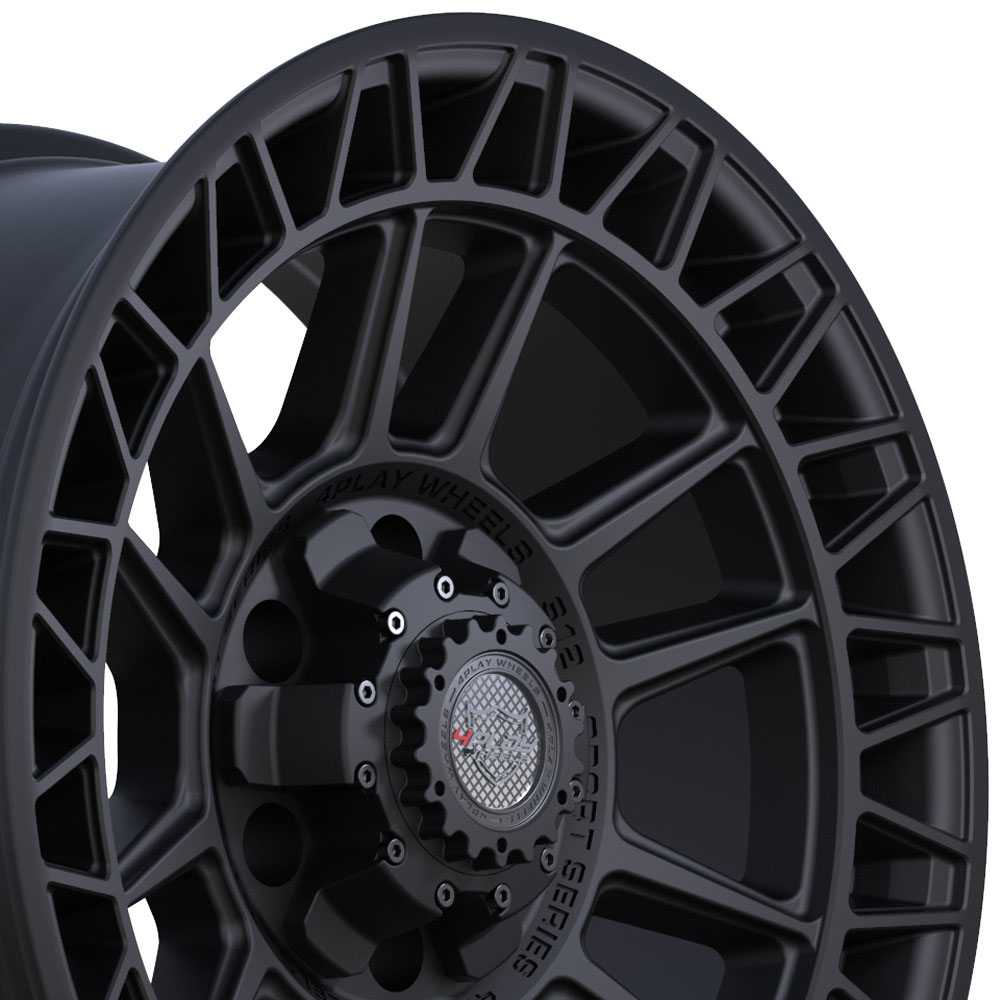 4Play Wheels 4PLAY Wheel 18x9 4PS12 Satin Black Rim Chevrolet Avalanche ...