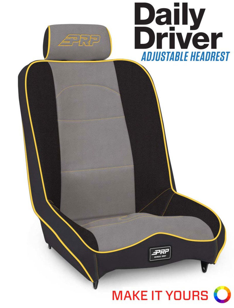 PRP Seats PRP Daily Driver High Back Extra Wide Suspension Seat - A140210