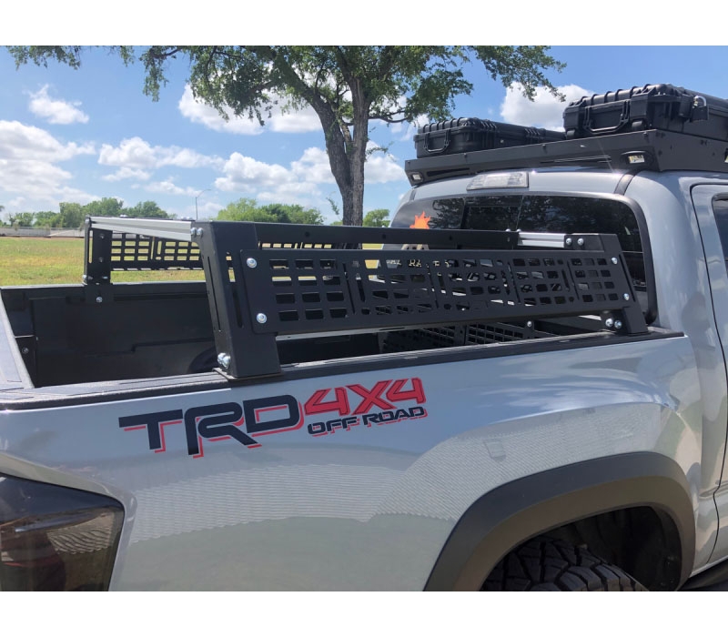 Cali Raised LED Cali Raised 05-23 Toyota Tacoma Overland Bed Rack - Short Bed Mid Height Rack # ...