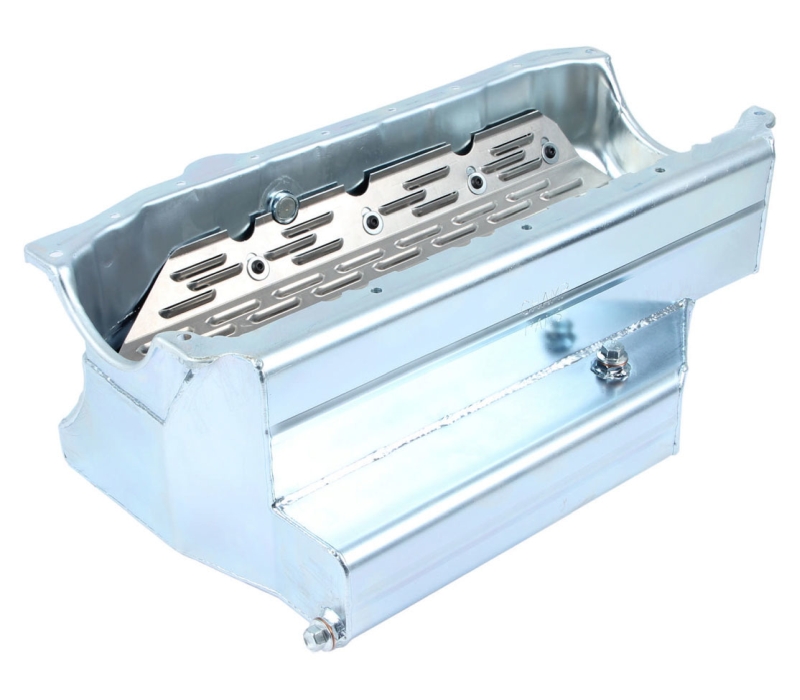 CHAMP PANS SBC Pro-Series Oil Pan w/Kickout 7.0 | Champ Pans cp102ko ...