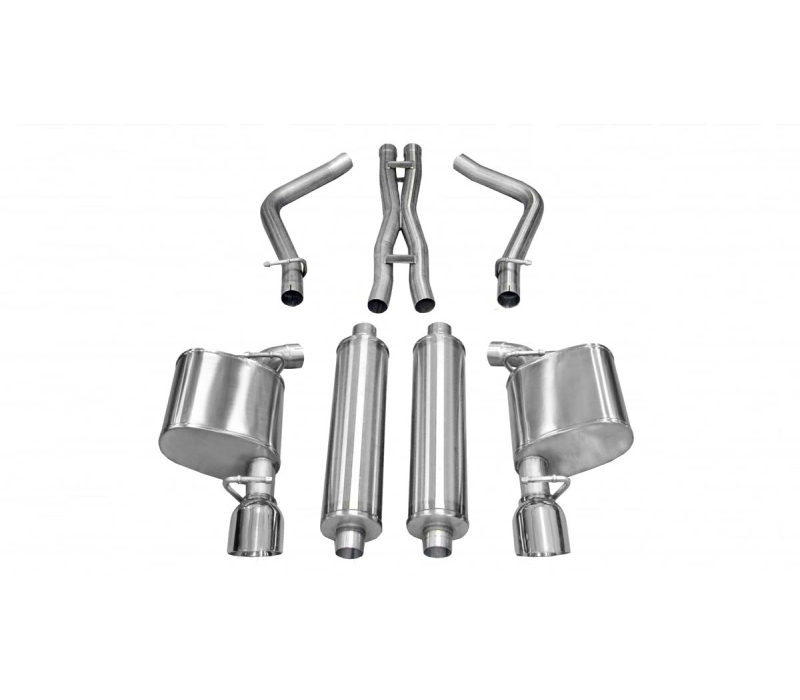 CORSA Performance 14537 - Corsa Exhaust Xtreme 300C 5.7L Hemi 2.5 Inch ...