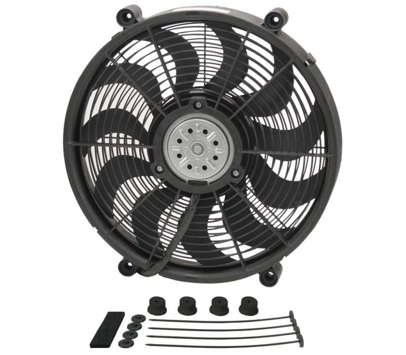 DERALE 17in High Output Electrc Fan Std Kit | Derale 18217 | LMPerformance