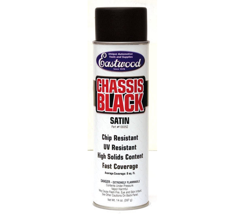 EASTWOOD Chassis Black Paint Satin 14oz Aerosol | Eastwood 10025z ...