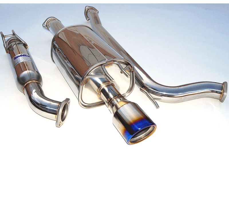 Invidia Civic Si Coupe Q300 70mm Titanium Rolled Tip Cat-Back Exhaust ...