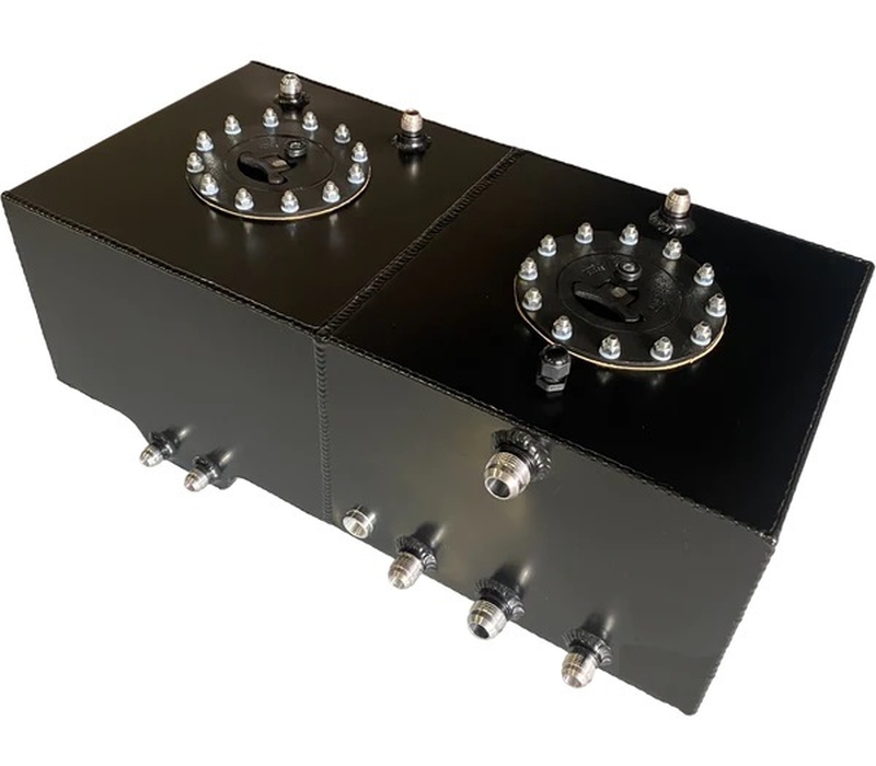 RCI Fuel Tank 5 Gal Alum & Fuel Cooler Black | RCI 2050md | LMPerformance