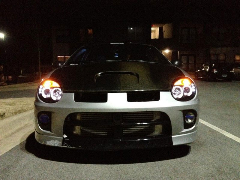 SPYDER Dodge Neon Halo LED ( Replaceable LEDs ) Projector Headlights ...