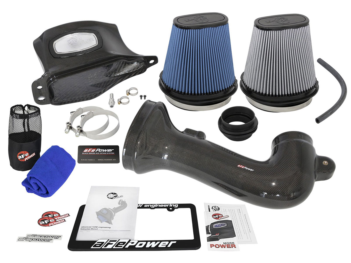 aFe 52-74202-C - AFE Corvette C7 6.2L Z06 Black Series Momentum Carbon ...