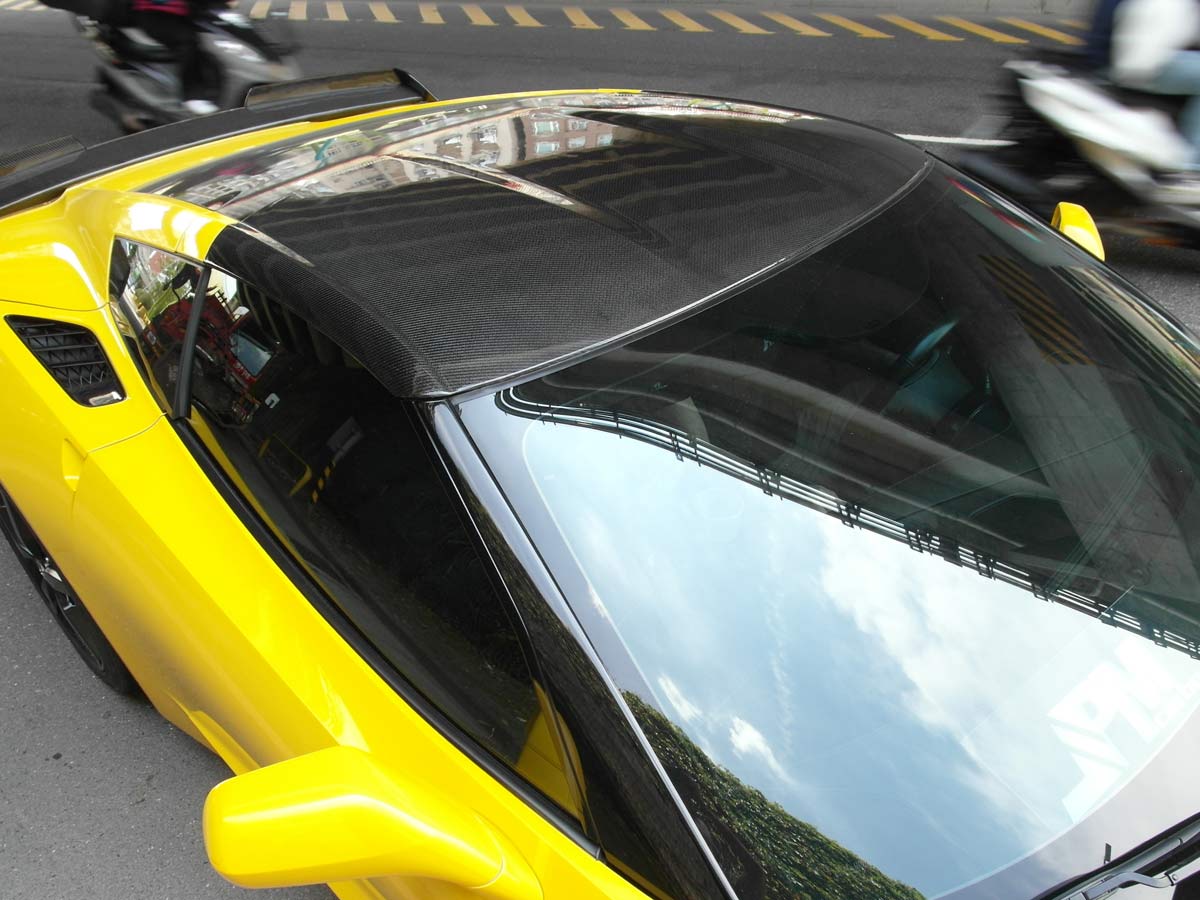 JPM Carbon 2014-19 Corvette C7 Z06 Stingray Carbon Fiber Roof Panel ...