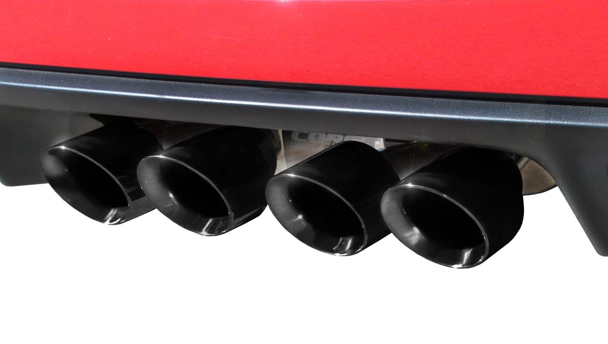 CORSA Performance CORSA Corvette Axle-Back Exhaust C6 6.0L V8 Xtreme ...