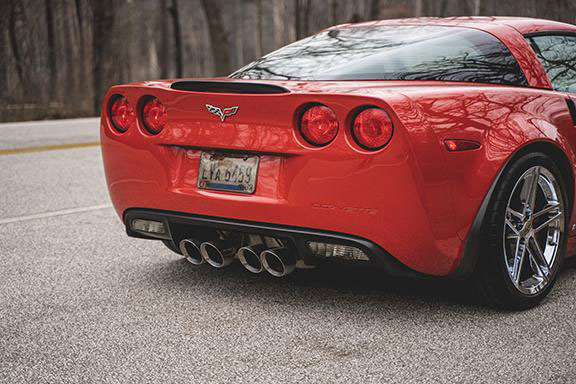 CORSA Performance Corsa Corvette C6 Z06 Xtreme Axle-Back System with ...