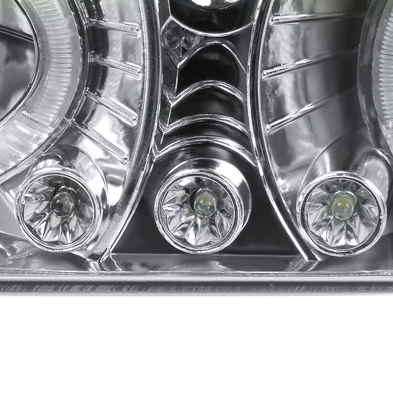 Spec-D Tuning Chevrolet C10 Halo Projector Headlights With Led Chrome ...