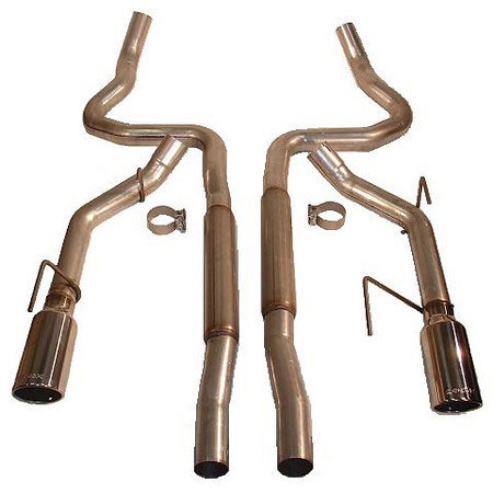Roush Mustang GT/GT500 Extreme Exhaust with Mid-Pipes #403936