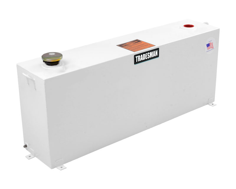 Tradesman Steel Rectangular Liquid Storage Tank (Full Size) - White #83010T