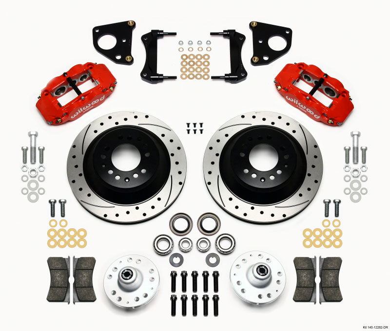 Wilwood Narrow Superlite 6R Front Hub & 1PC Rtr Kit 12.88in Dril -Red ...