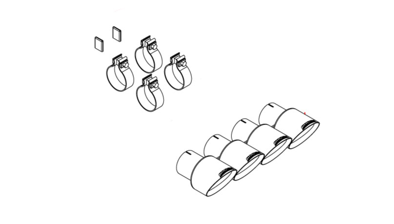 CORSA Performance Corsa 2014-2019 Chevrolet Corvette Quad 4.5in ...