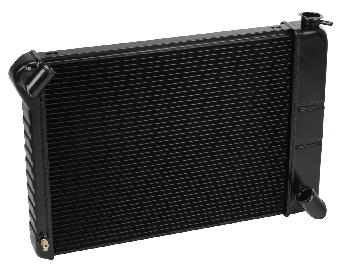 DeWitts Direct Fit Radiator Corvette, BB Manual 2 row 1.25" Tube, Black ...