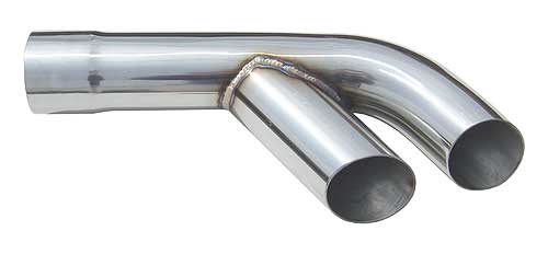 Pypes 64-65 72 Pontiac GTO 2.5" Stainless Exhaust Splitters (pair ...