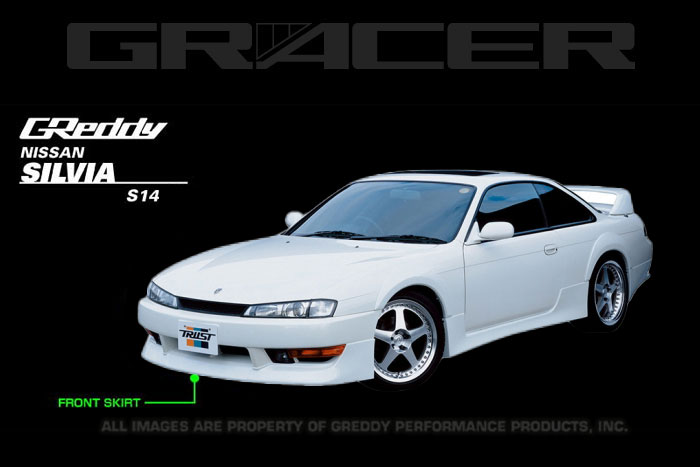 GReddy 97+ Nissan 240SX JDM (MC) Front Lip Spoiler **Must ask/call to ...