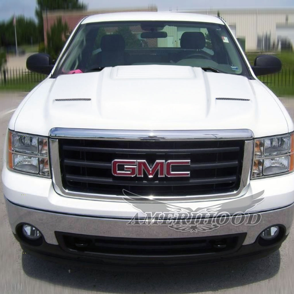 Amerihood GMC Sierra 2500HD Cowl Type-2 Style Functional Ram Air Hood # ...