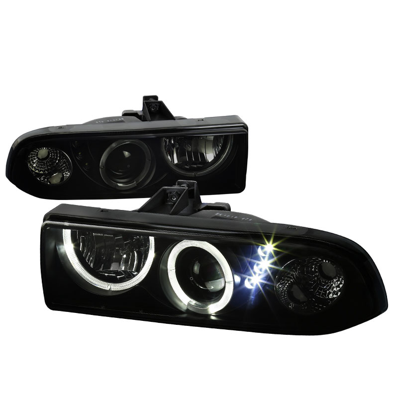 SPEC-D Tuning Chevrolet S10 Projector Headlights - Smoke With Black ...