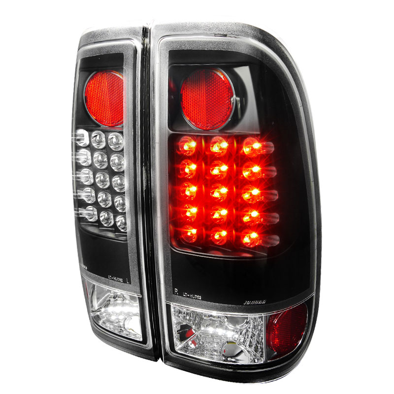 Spec-D Tuning Ford F150 Led Tail Lights Black #LT-F15097JMLED-V2-TM