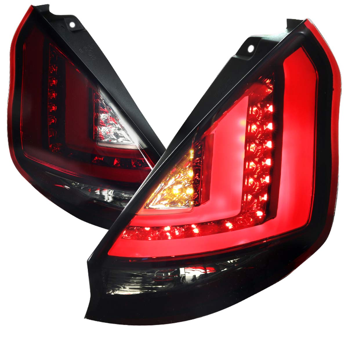 Spec-D Tuning Ford Fiesta Led Tail Lights Red Smoke | Spec-D Tuning LT ...