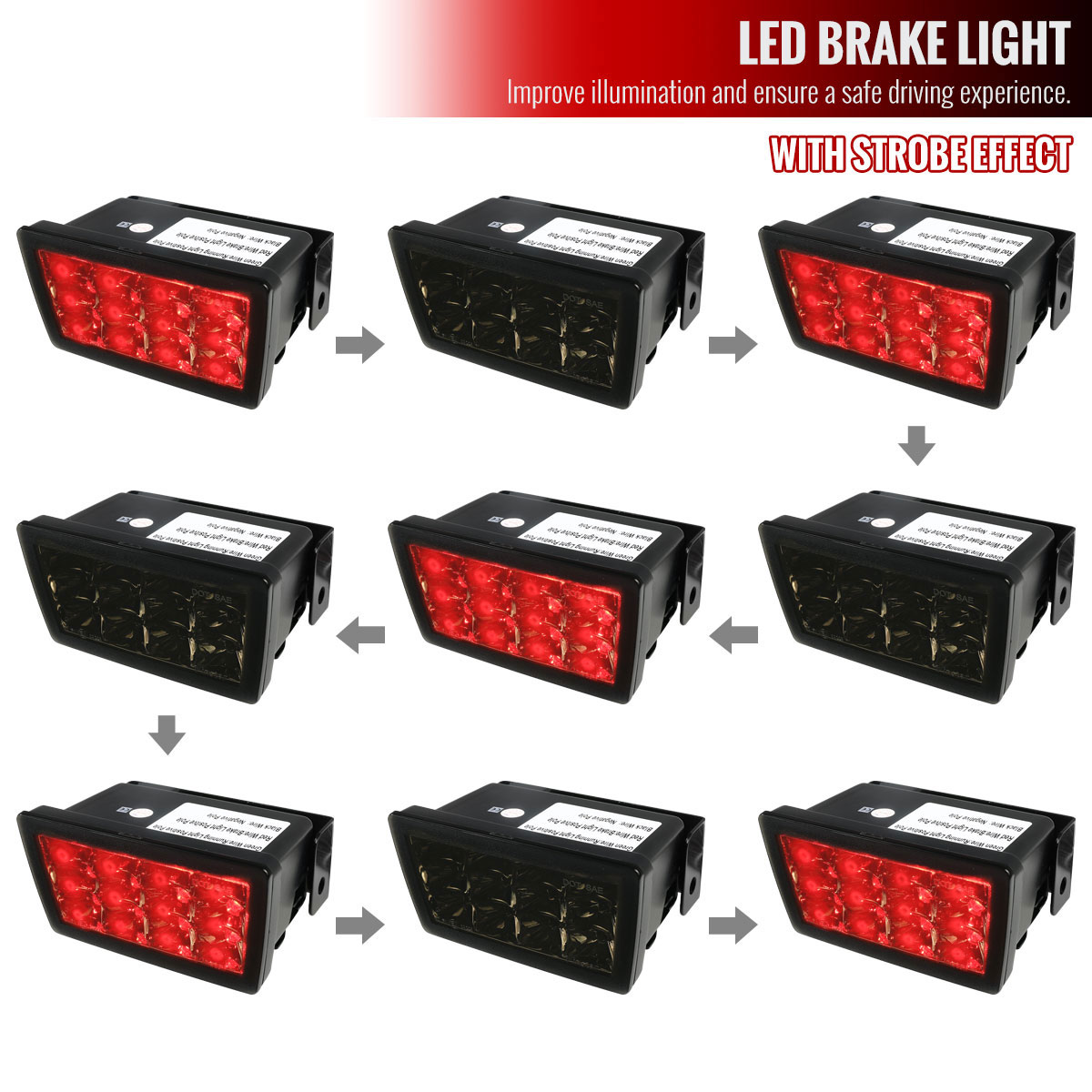 SPEC-D Tuning Subaru WRX LED 4Th Brake Light - Smoke | Spec-D Tuning lt ...