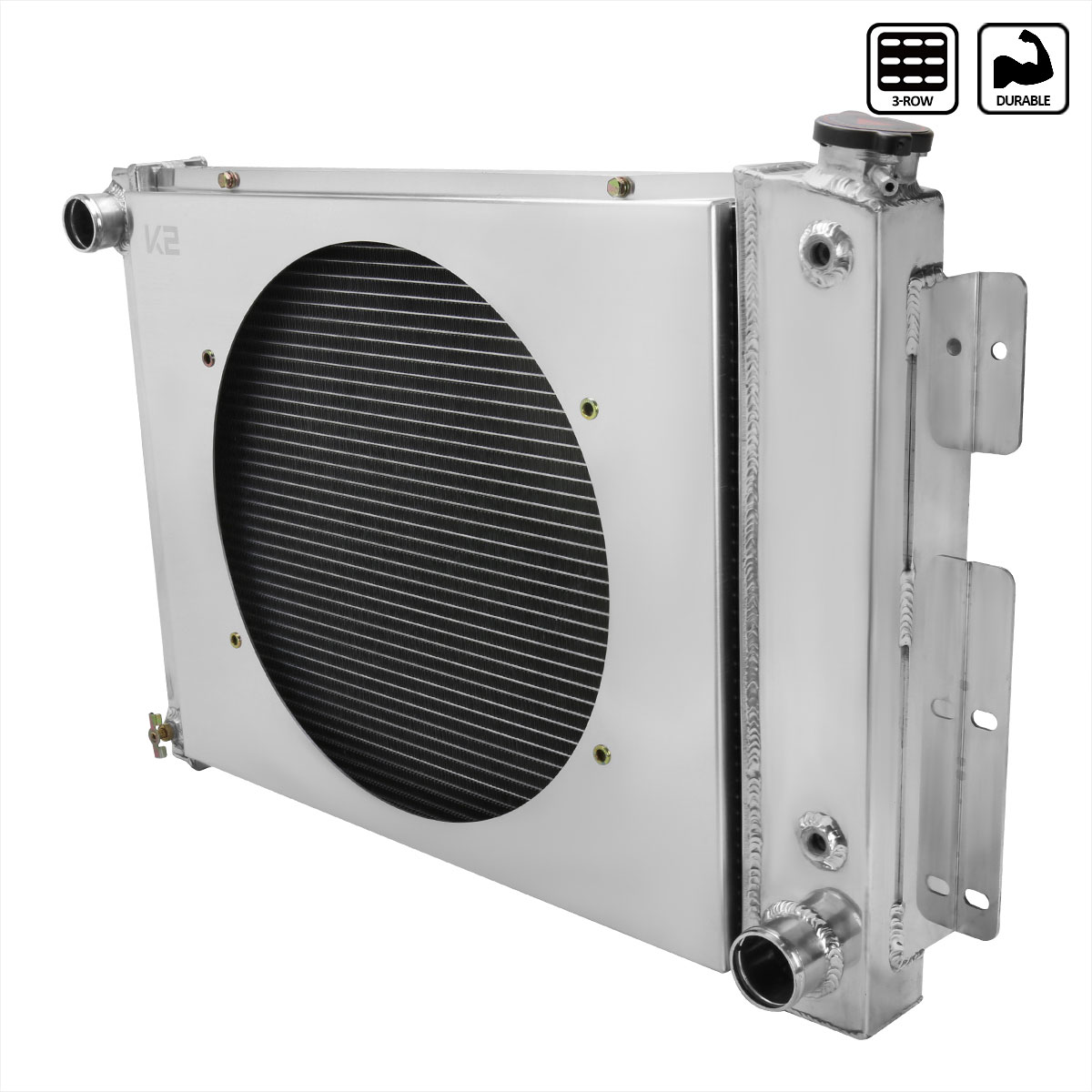 SPEC-D Tuning Chevrolet Camaro V8 Mt 3 Row Radiator With Fan Shroud ( 4 ...