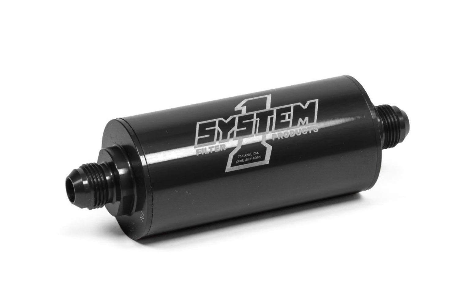 SYSTEM ONE Inline Fuel FIlter - #8 Billet - Black | System One 201 ...