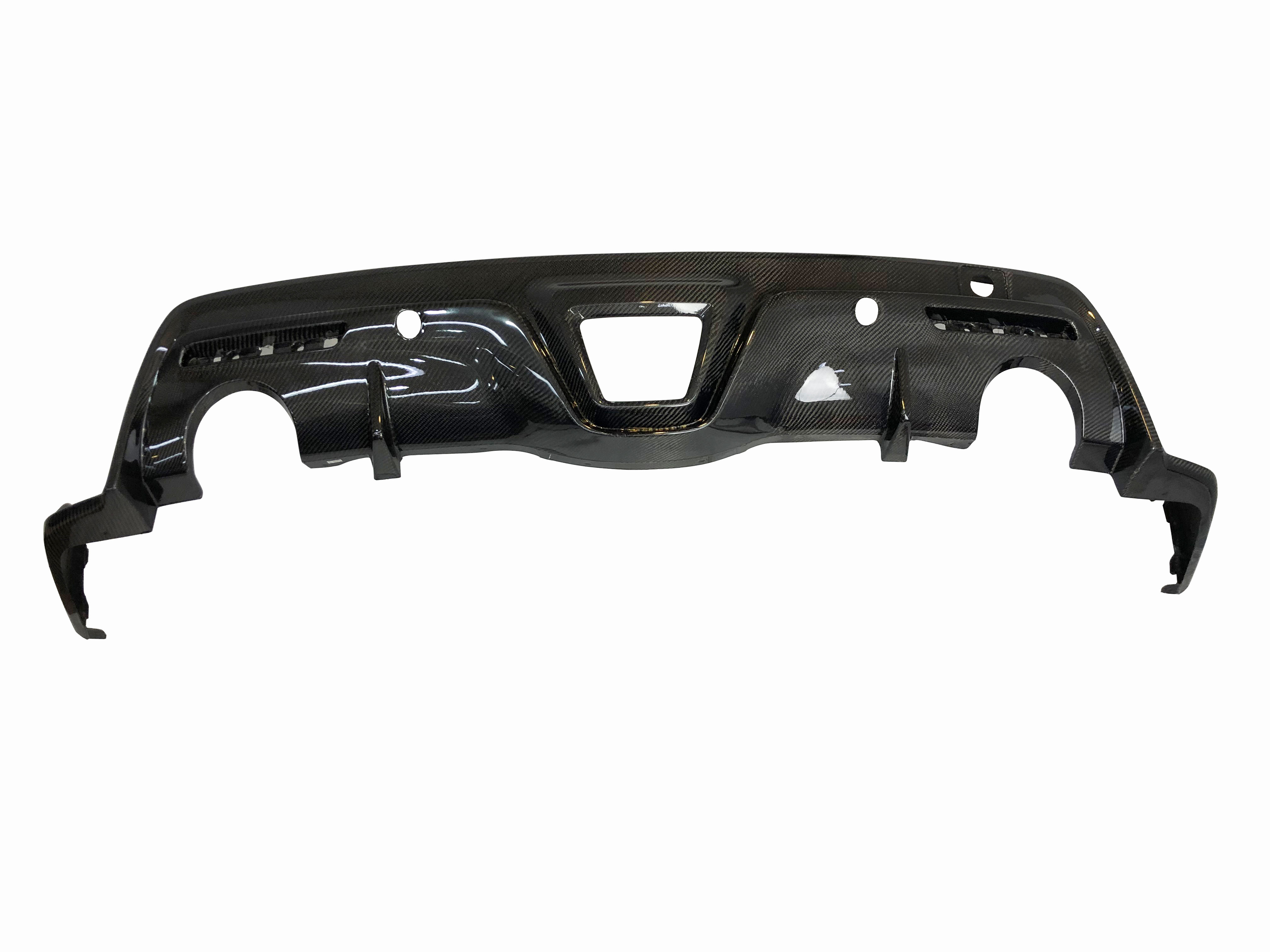 JPM Carbon OEM Style Carbon Fiber Rear Bumper Replacement Diffuser Lip ...